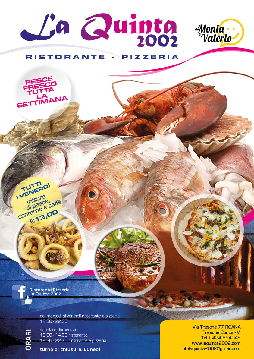 Cena al Ristorante La Quinta 2002 con menù fisso di frittura di pesce ...