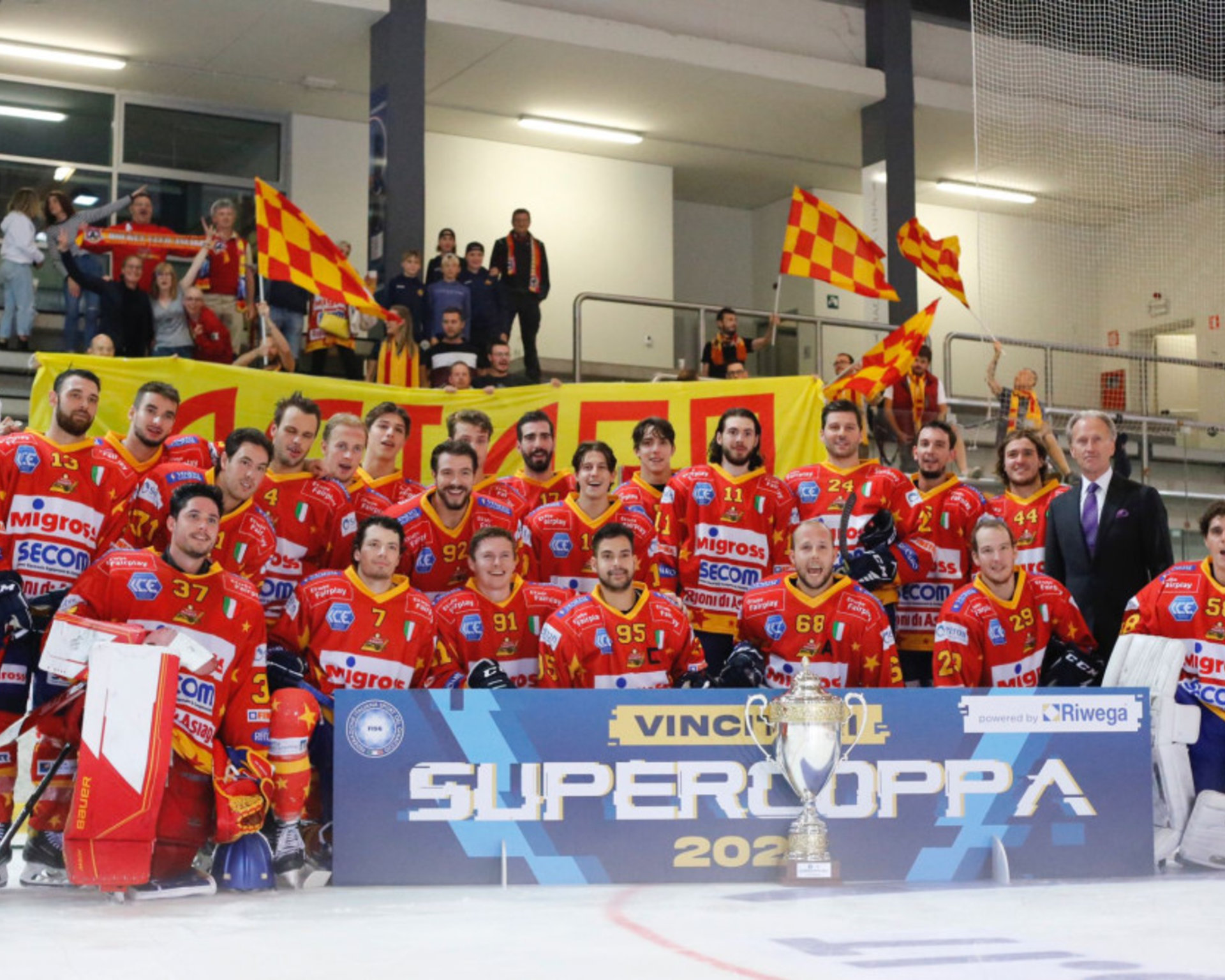 Asiago Hockey gewinnt seinen sechsten Super Cup!