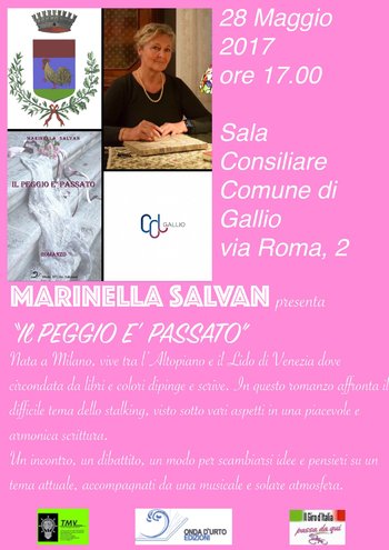 Presentazione del libro "Il peggio è passato" di Marinella Salvan a ...