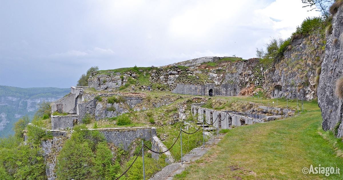 Itinerario Mountain Bike Cesuna - Monte Cengio - Forte Corbin ...