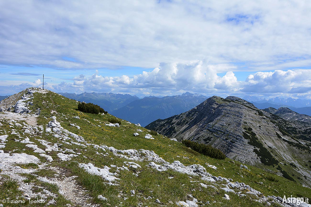 Itinerario escursione a Cima Portule - Altopiano di Asiago